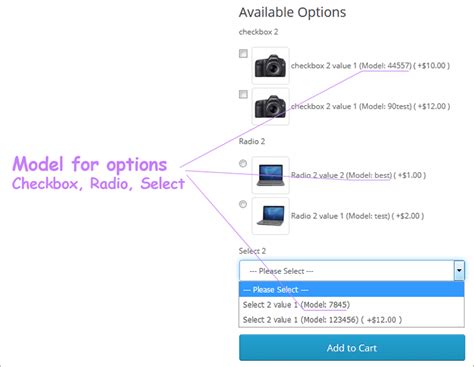 OpenCart Model For Options OpenCart Model For Options