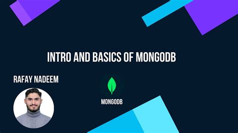 65 Intro And Basics Of Mongodb Urduhindi Youtube