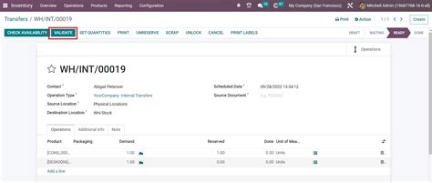Transfers In Odoo 16 Inventory Odoo V16 Enterprise Edition Book