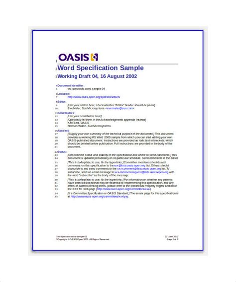 Word Document Templates