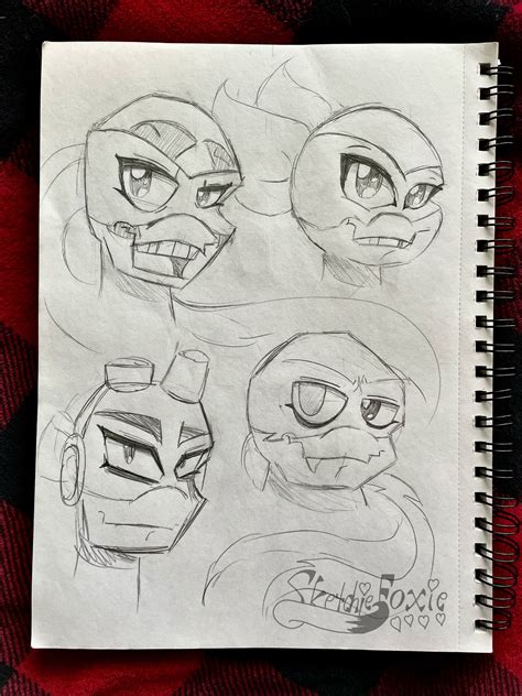 Rottmnt Sketches Face Ref By Sketchiefoxie On Deviantart