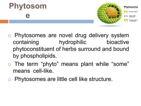 Presentation Of Phytosomes Pptx Herbs And Supplements Alternative