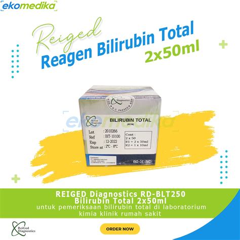 Jual Reagen Bilirubin Total Reiged 100ml 2x50ml Bilirubine Total Shopee Indonesia