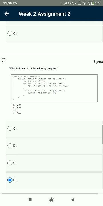 Nptel Programming In Java Week 2 Assignment 2 Nptel2023 Youtube