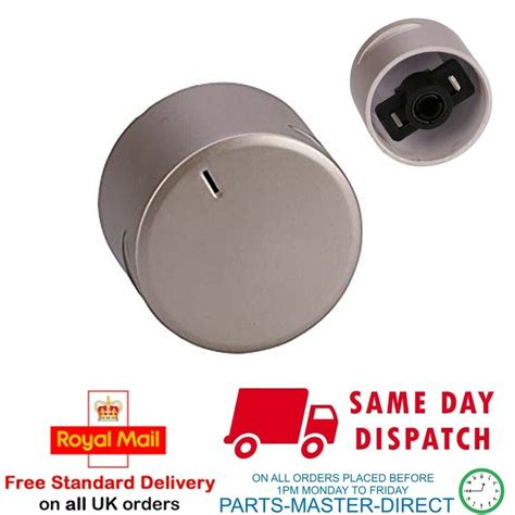 Beko Beko Oven Cooker Hob Silver Control Knob Dial Switch Dial