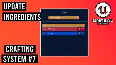 Fill Ingredients Widget With Data In Unreal Engine 53 Part 7
