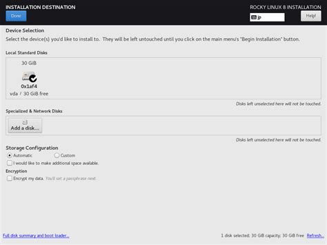 rocky linux 8 install server world