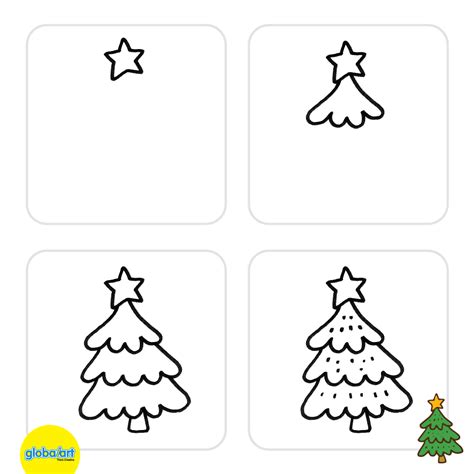 ต้อนรับวันคริสต์มาส มาวาดรูปง่ายๆ สไตล์โกลเบิล อาร์ตกัน กับวาด 4 สเต๊ป ตอน Merry Christmas เริ่ม