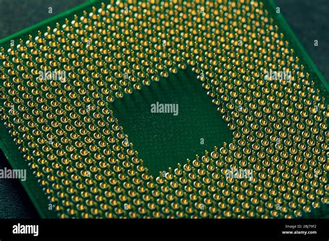 Computer Processor Close Up Stock Photo Alamy