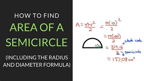 How To Find The Area Of A Semicircle At Elizabeth Otey Blog