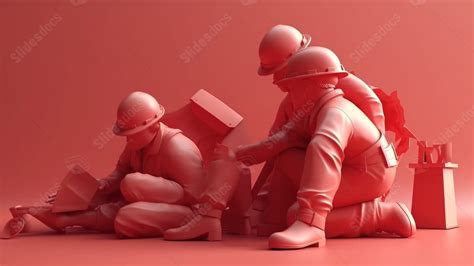 Best Industry Worker Powerpoint Background For Presentation