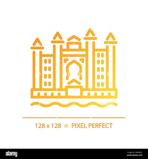 Dubai Resort Complex Gradient Linear Vector Icon Stock Vector Image And Art Alamy