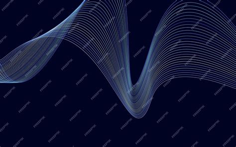Free Vector Vector Abstract Wave Background Colorful Lines Waves Background