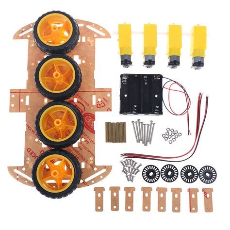 Intelligent Car Chassis Encoder Arduino Ultrasonic Module Darazlk