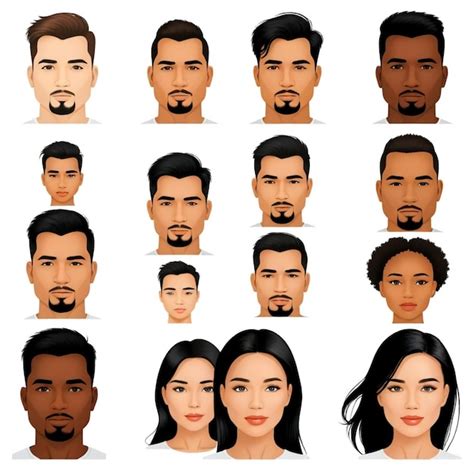 A Group Of People With Different Facial Expressions And A Mans Face