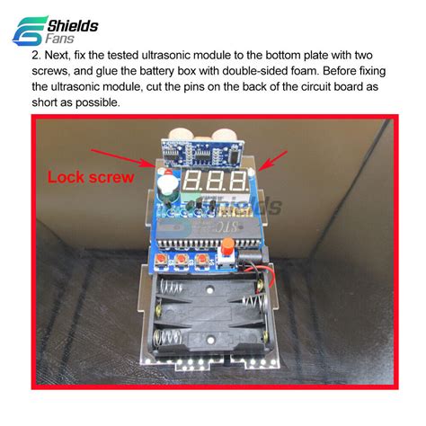 51 Microcomputer Ultrasonic Rangefinder Reverse Ubuy India