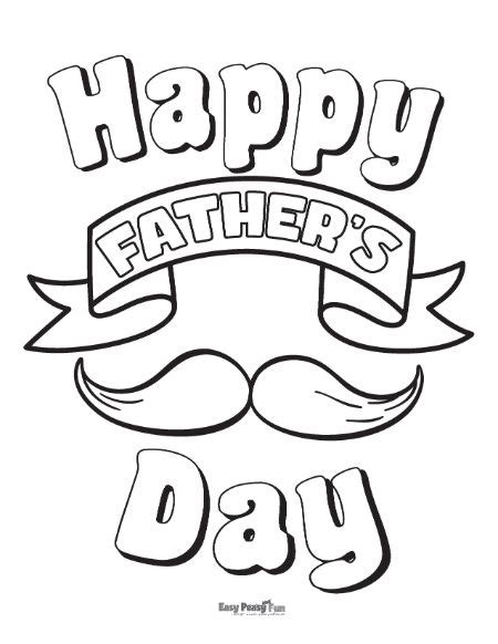 Printable Fathers Day Coloring Pages Easy Peasy And Fun