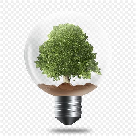 Creative Light Bulb Png Image Green Tree Light Effect Creative Light Bulb Clipart Color Light