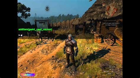 The Witcher Wild Hunt Debug Console Mod YouTube