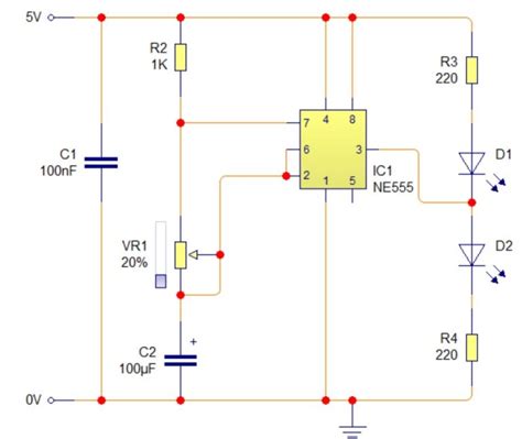 √ Skema Rangkaian Lampu Running Led Animasi Sederhana