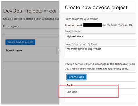 Create An Oci Devops Project Set Up Permissions And Code Repository