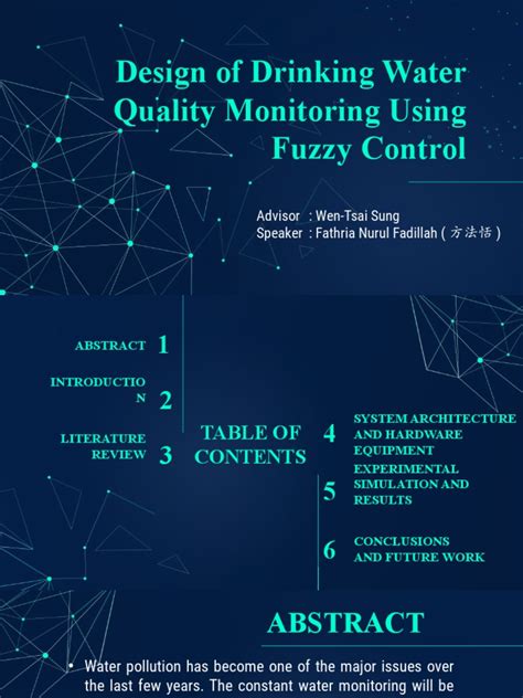 Design Of Drinking Water Quality Monitoring Using Fuzzy Control Pdf