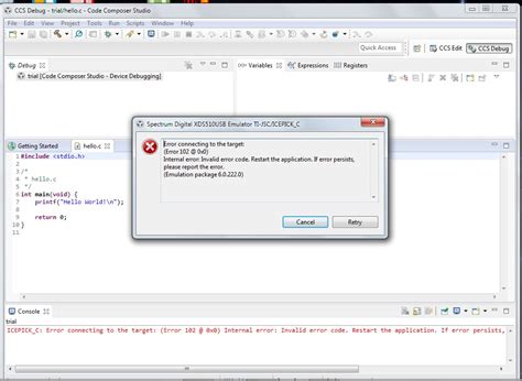 Cannot Connect To C674xp And Arm9 Of Omap L137 Processors Forum Processors Ti E2e Support
