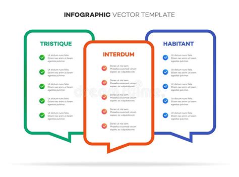 Infographic Template Timeline Process 3 Option Stock Vector Illustration Of Chart Circle