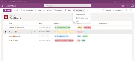 How To Get An Ics File From A Modern List Item Hands On Lists