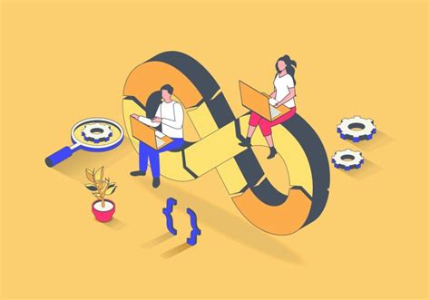 Kanban System Concept 3d Isometric Web Scene Vector Image