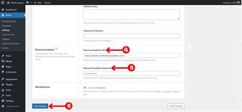 how to setup remote template bricks awesome