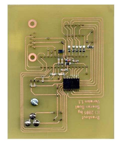 Atmel AVR ATmega Breakout On A X LED Dot Matrix NetsLovers