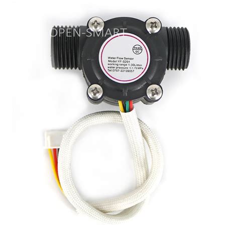 G12 Water Flow Sensor Hall Flowmeter Temperature Grandado
