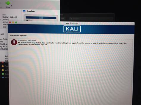Help Every Time I Try To Install Kali 20194 In Vm On Macbook Why