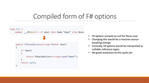 Designing Nullable Reference Types In F Ppt