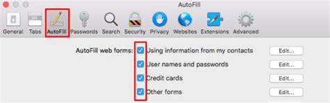 Autofill In Safari On Mac How To Setup And Enable It For Passwords
