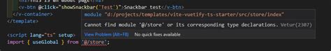 Type Declaration Issue Logue Vite Vuetify Ts Starter GitHub