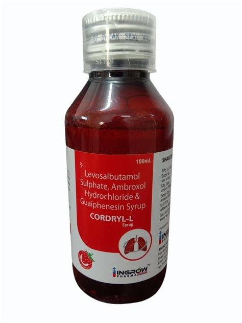 Levosalbutamol Syrup Packaging Size 100 Ml At ₹ 95bottle In