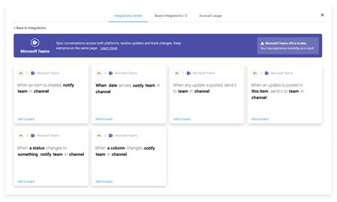 Microsoft Teams Integration Support
