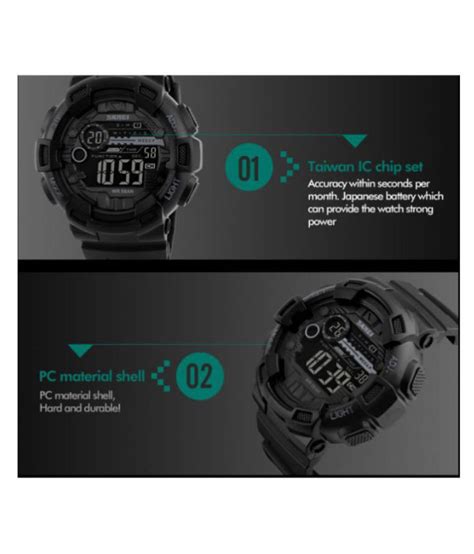 Skmei SKM-1243 Resin Digital Men's Watch - Buy Skmei SKM-1243 Resin ...