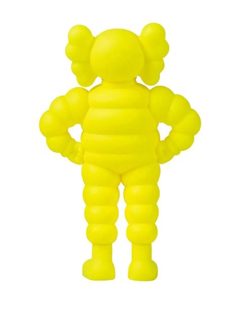 Kaws Chum Collectible Figure In Yellow Modesens