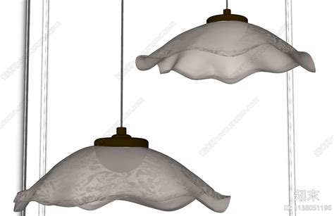 侘寂风艺术吊灯su模型下载【id 1138051196】 知末su模型网