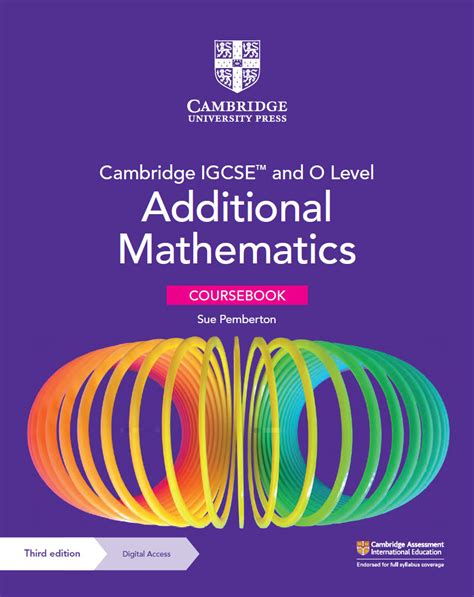 [download Pdf] Additional Mathematics Coursebook For Cambridge Igcse