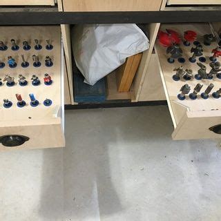 Rockler Router Bit Storage Inserts 10 Pack Router Bit Storage Router Bits Storage