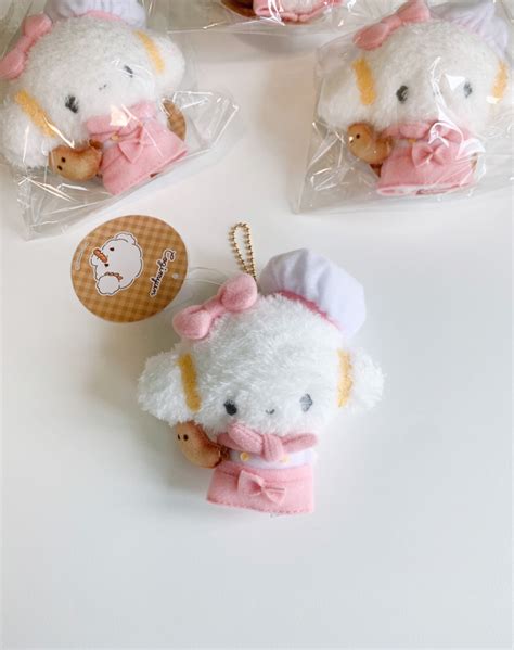 산리오 산리오 제빵사 코기뮹 인형키링 마스코트 키홀더 위시버킷