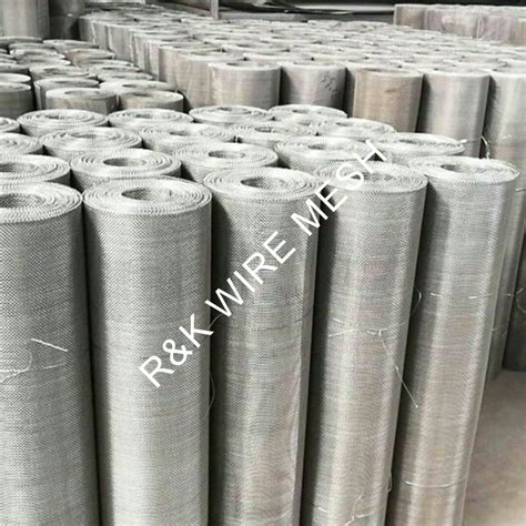 Unidirectional Wave Bending Stainless Steel Crimped Wire Mesh