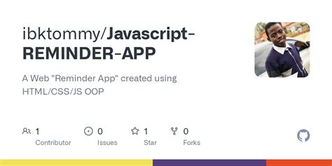 Github Ibktommyjavascript Reminder App A Web Reminder App Created