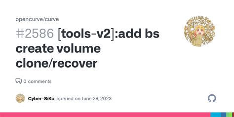Tools V2 Add Bs Create Volume Clone Recover Issue 2586 Opencurve