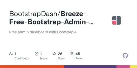 GitHub BootstrapDash Breeze Free Bootstrap Admin Template Free Admin Dashboard With Bootstrap