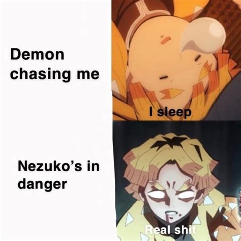 Zenitsu Demon Slayer Meme Slayer Meme Slayer Demon